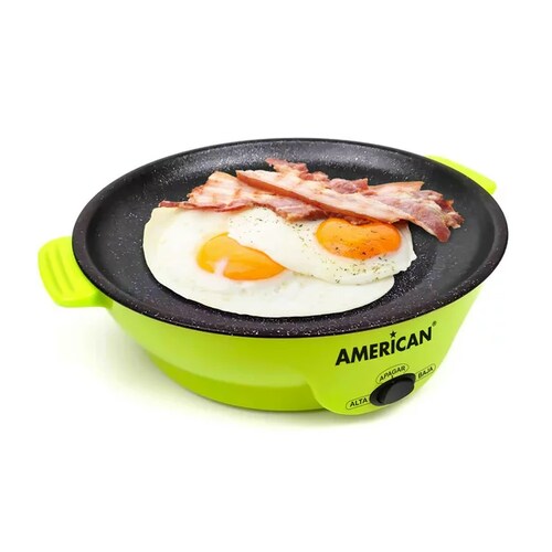 Comal Eléctrico American 6022 Multiusos Verde