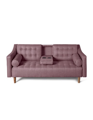 Sofá Cama Makora Saxxon Con Tecnología Beehive Airflex Foam De Lino