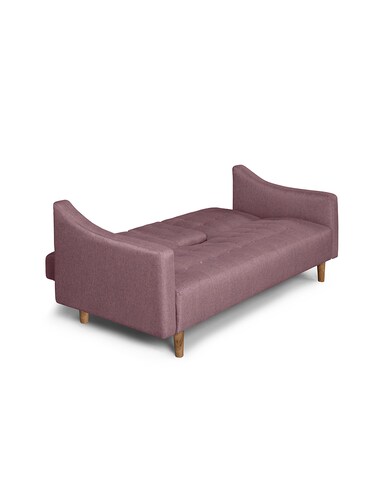 Sofá Cama Makora Saxxon Con Tecnología Beehive Airflex Foam De Lino