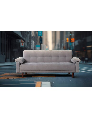 Sofá cama Makora Cobbie con tecnología beehive airflex foam de tela ...