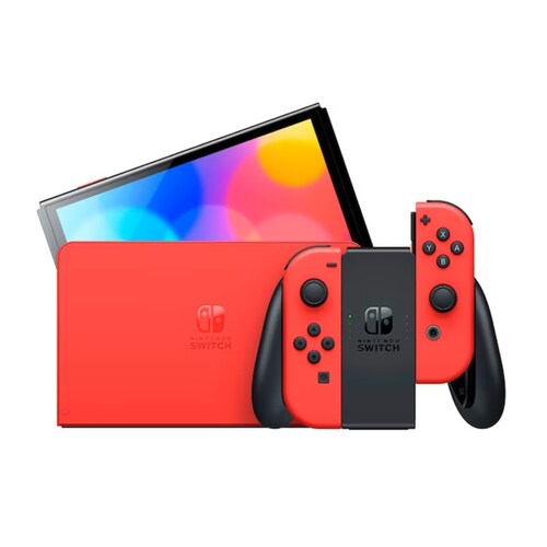 Nintendo Switch Oled 64gb Edición Especial Mario Red Internacional.