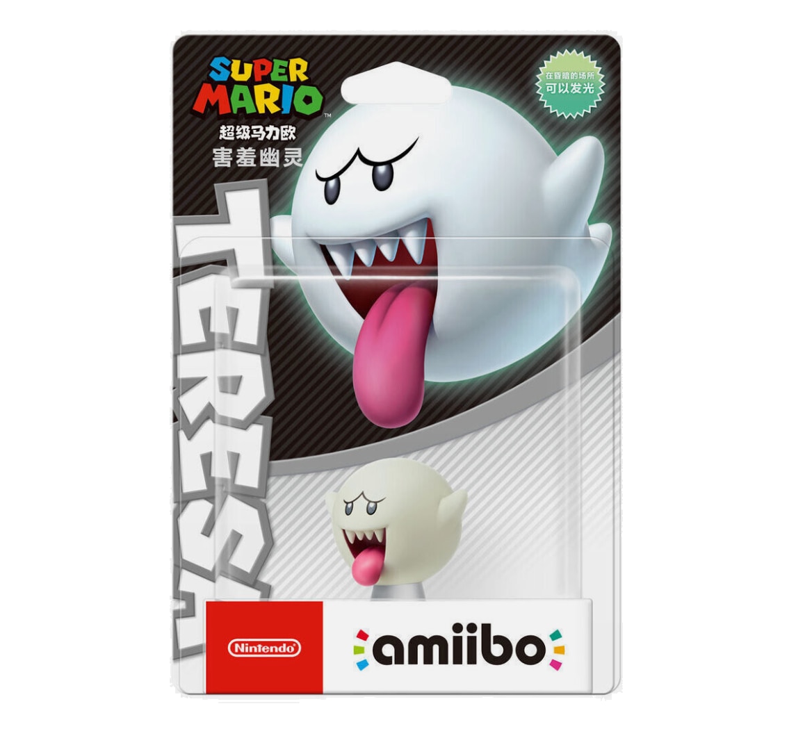 Figura Amiibo Original Nintendo Boo Super Mario Bros.