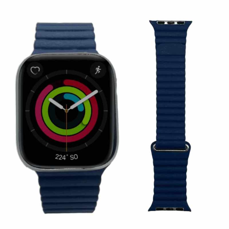 Correa Lona Azul Rey 42, 44, 45mm Apple Watch Extensible