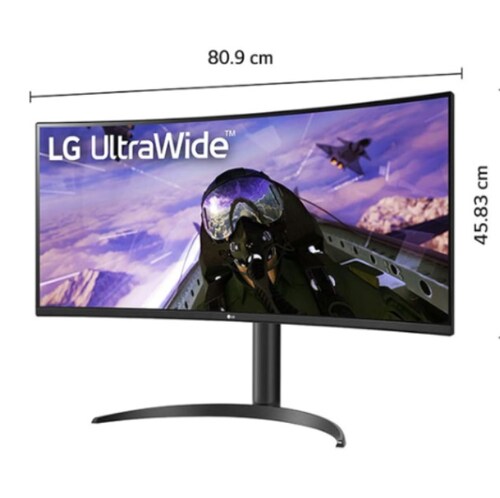 Monitor LED LG 34WP65C-B, 34 pulgadas, 3440 x 1440 Pixeles, 5 ms, Negro ...