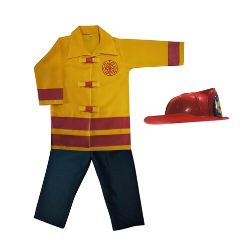 Disfraz de Bombero - Disfraces de Oficios - Traje de Bomberos para Niñas y Niños