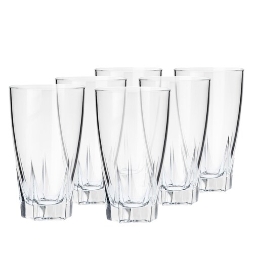 Camelot Juego De 6 Vasos De Vidrio 420 Ml.