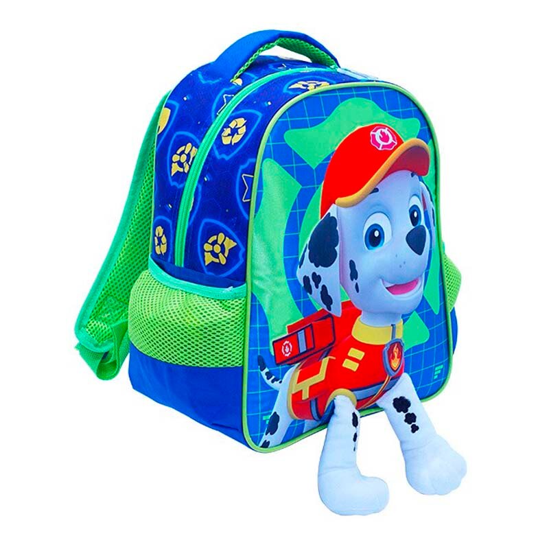 Mochila escolar atm packs, paw patrol 1093-azul con verde - Sears