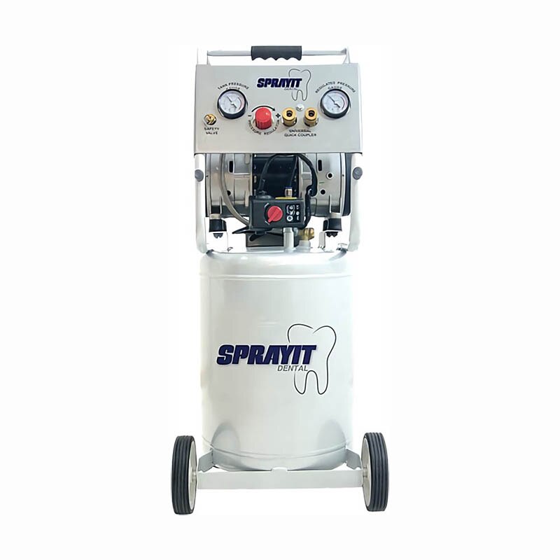Compresor dental silencioso 38 lts 2 hp 120 psi 1680 rpm sprayit - Sears