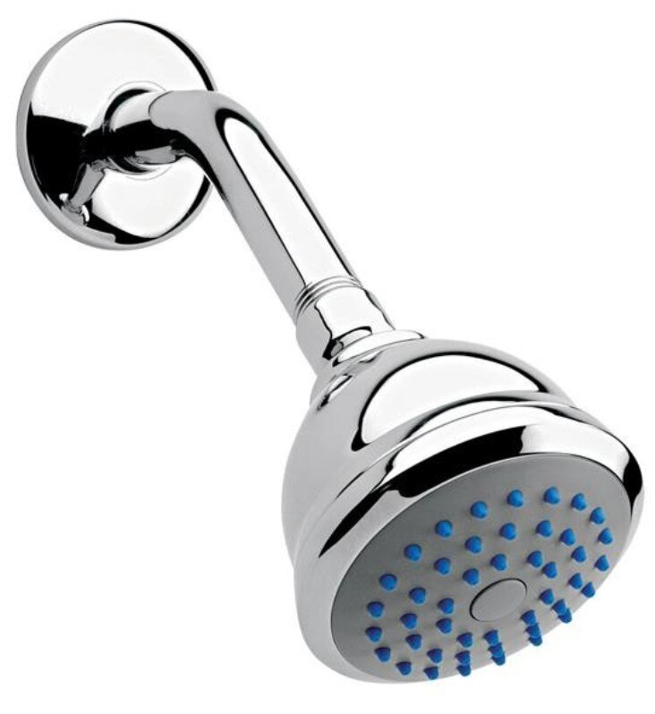 Proyecta regadera c/brazo y chapeton cromo spacio - Sears