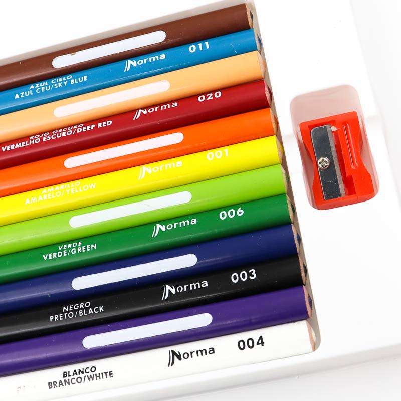 Lapices de colores norma jumbo triangulares 12pz preescolar - Sears