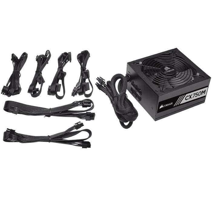 Fuente de poder corsair cx series cx750m 750w modular 80+ bronce cp-9020061-na - Sears