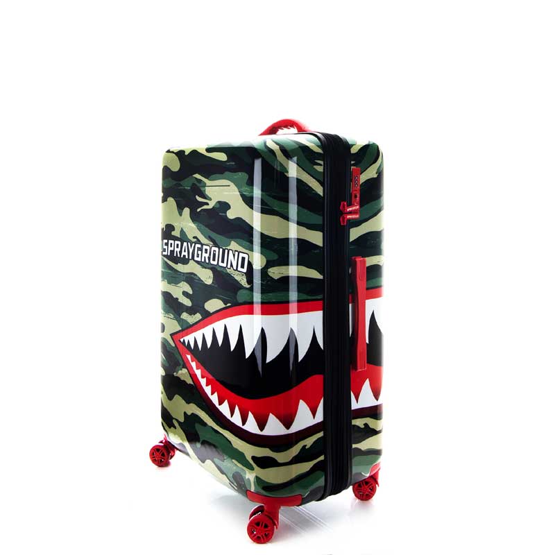 Maleta rigida sprayground jaws camouflage lugagge 24" - Sears