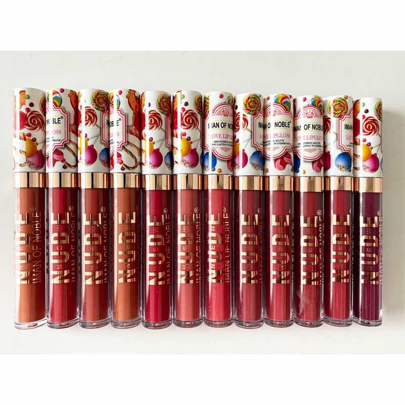 Set de 12 labiales mate líquidos indelebles larga duración - Sears