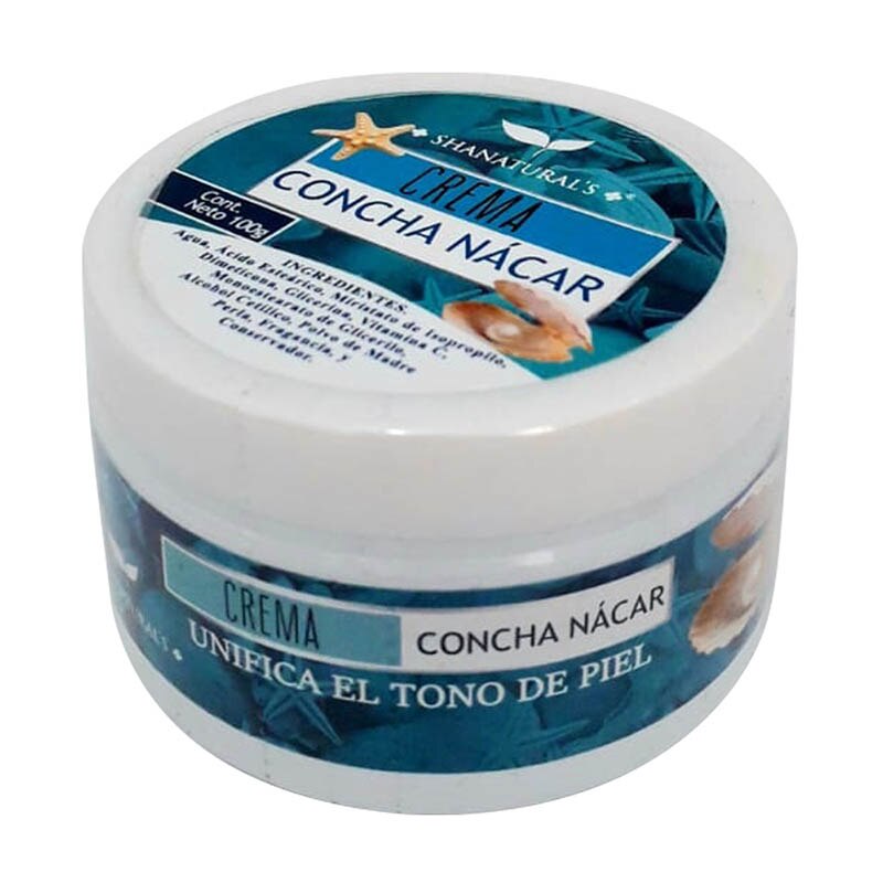 Crema facial concha nacar blanqueadora exfoliante aclaradora - Sears
