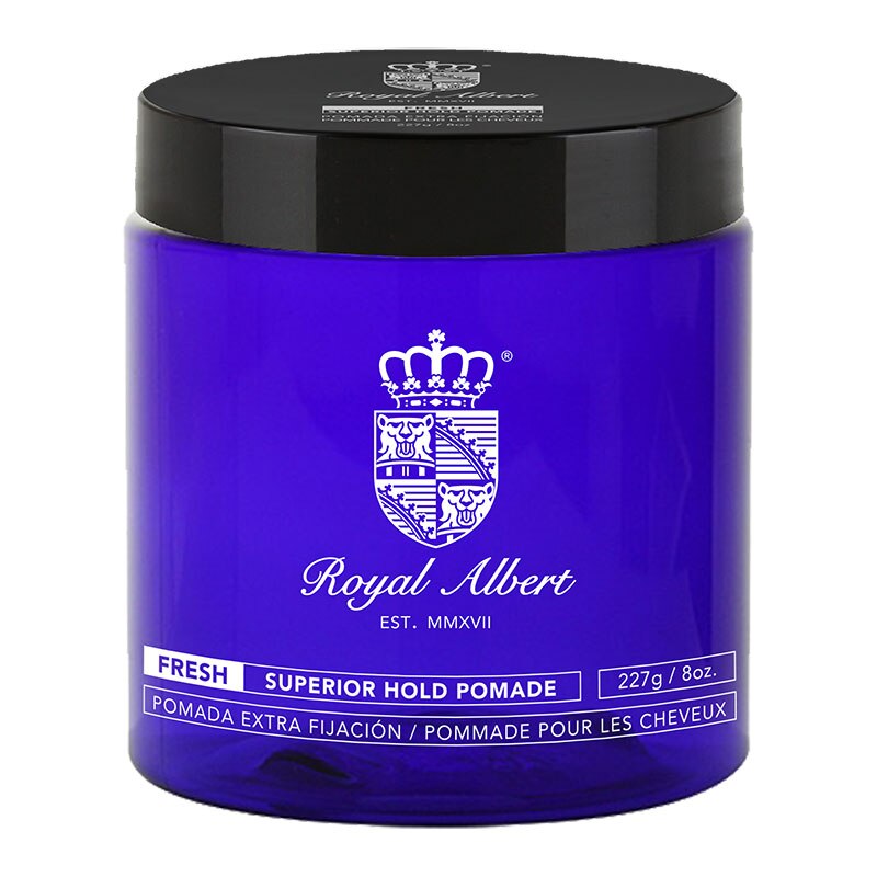 Royal albert - pomade extra fijación fresh (menta) - pomada base agua ...