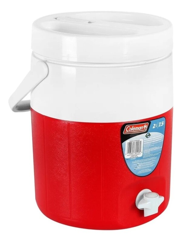 Termo coleman m-5592-703g poly-lite rojo/azul 2 galones enc - Sears