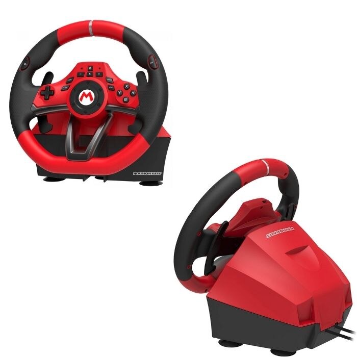 Volante nintendo switch hori nsw-228u con pedales - mario kart - Sears