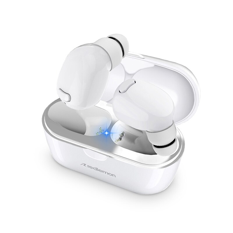 Redlemon Audífonos Bluetooth 5 0 Inalámbricos Tws Con Base De Carga
