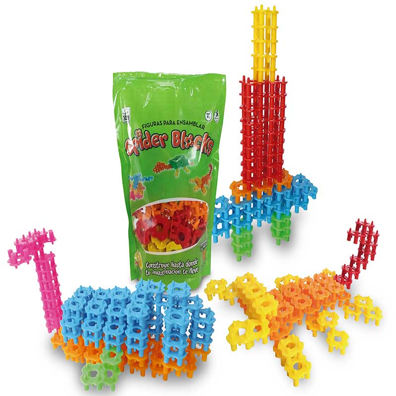 Spiderblocks 100 piezas novedades montecarlo juego de bloques para ...