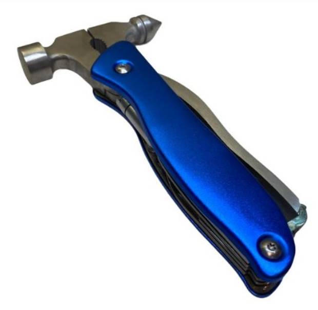 Pinza navaja multiherramienta multiusos martillo seguridad azul - Sears