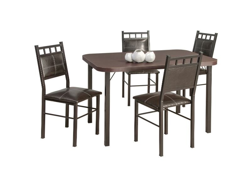 Comedor puebla 4 sillas tubulares y cubierta de formica - Sears