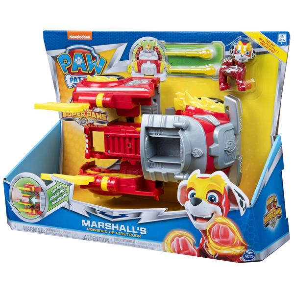 Paw patrol carro marshall mighty pups super paws spin master - Sears