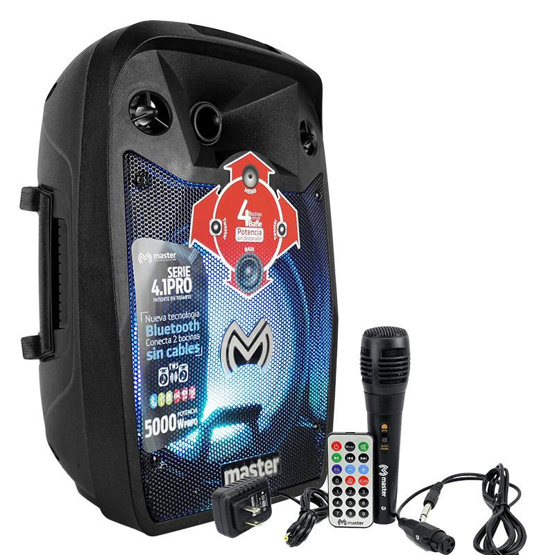Bafle amplificado 8 pulgadas portátil 5000 watts bluetooth y tws ...
