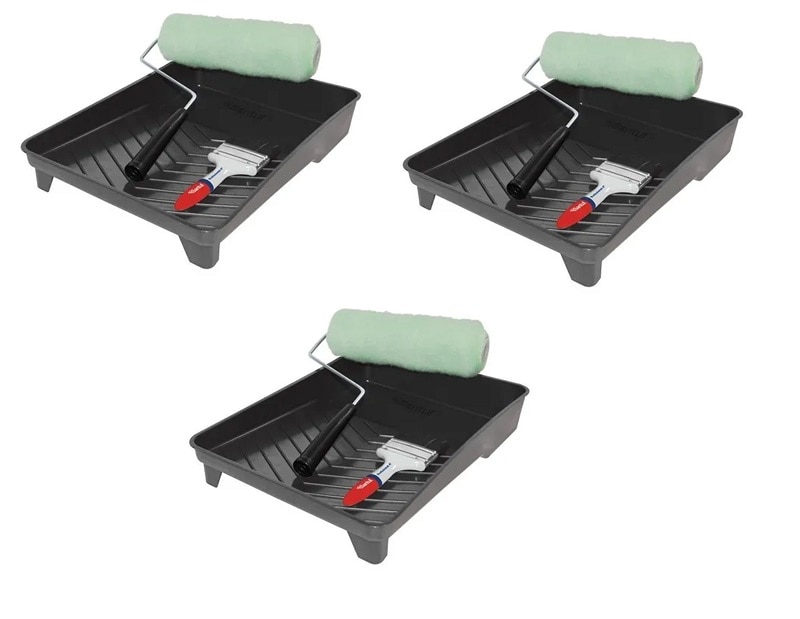 3 kit para pintar charola rodillo y brocha santul 9247 - Sears