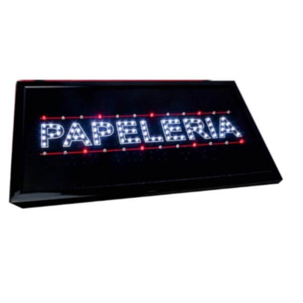 Letrero publicitario luminoso led de papelería / master / ml-let-pape ...