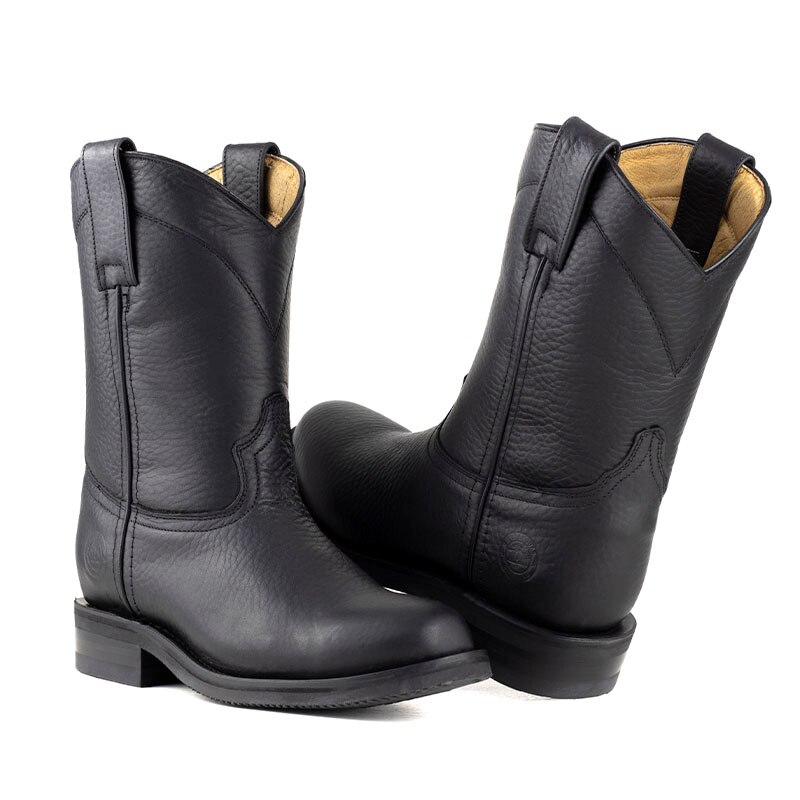 Botas vaqueras de caballero siete leguas 1000-dl negro originales - Sears