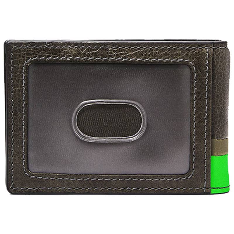 Tarjetero con clip fossil leon money clip bifold - Sears