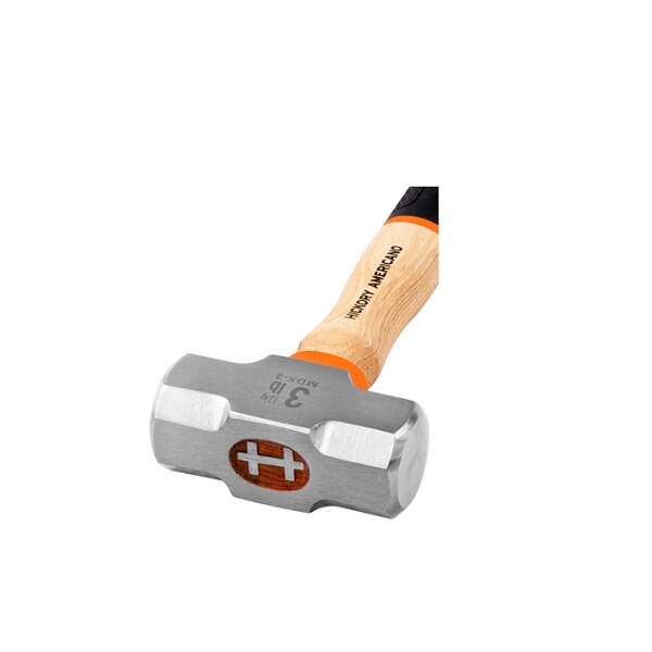 Marro octagonal, forjado, 3 lb, mango de neopreno para albaÑileria ...