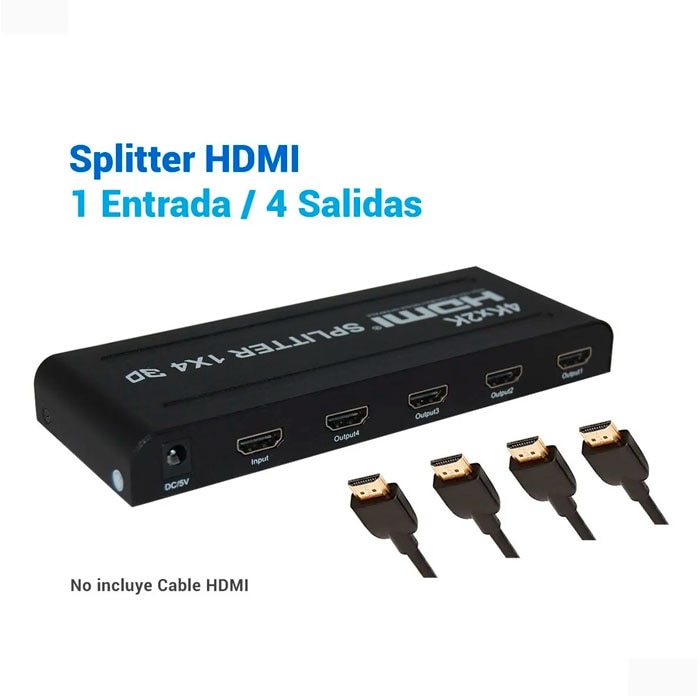 Distribuidor hdmi 1 entrada - 4 salidas ens-hdmi14 enson - Sears