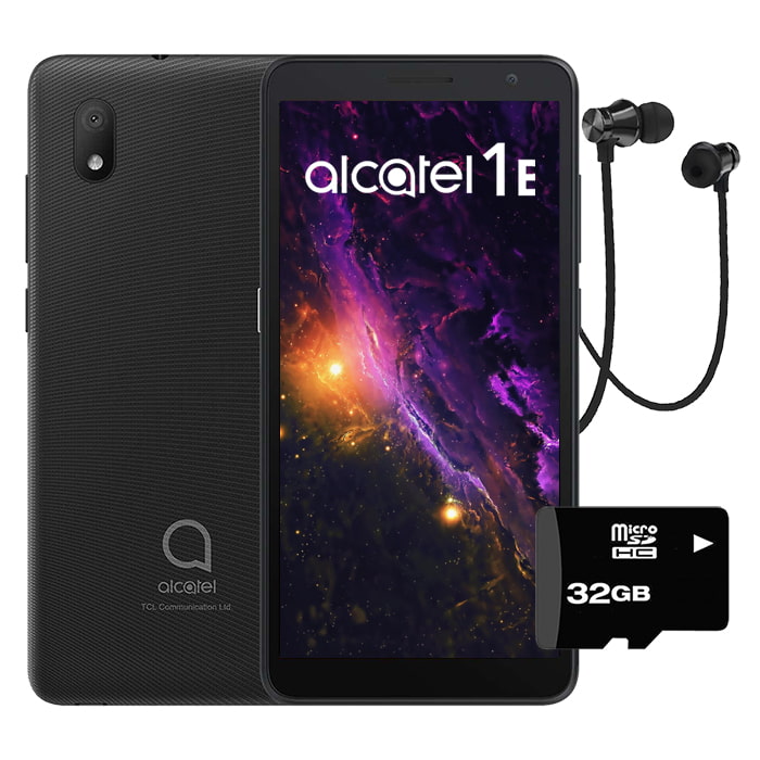 Celular alcatel 1 5033 e 16-1gb - negro + microsd 32gb - Sears