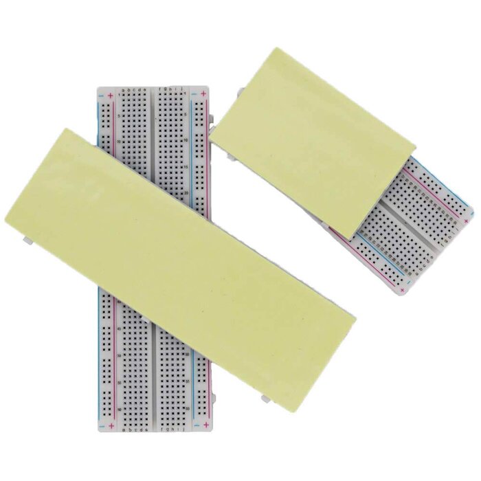 Kit de protoboard blanca 830 y 400 puntos 2 piezas cada uno - Sears