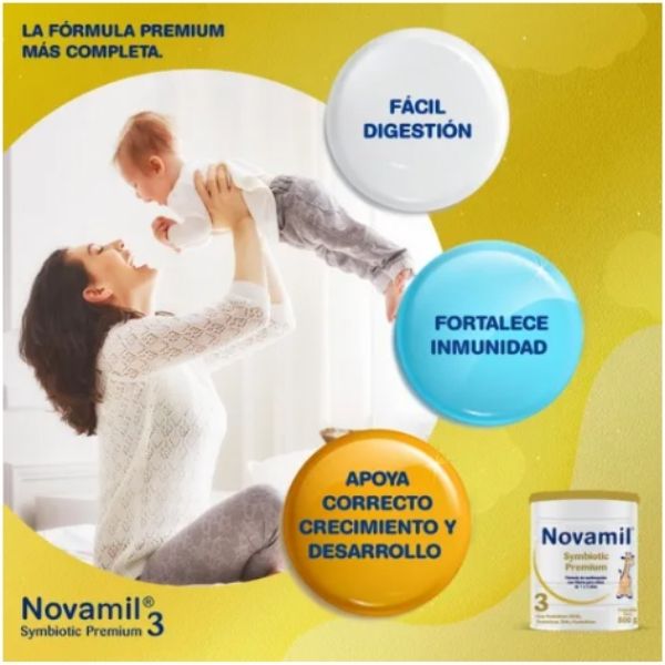 Novamil symbiotic 3 fórmula láctea 800 g. - Sears
