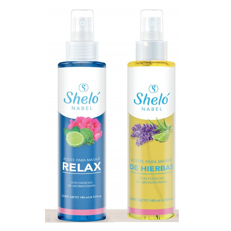 Set 2 piezas aceite para masaje de hierbas y aceite relax sheló 140 ml ...