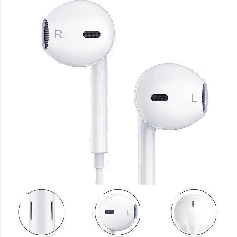 Audifonos manos libres compatibles con iphone, blancos - Sears