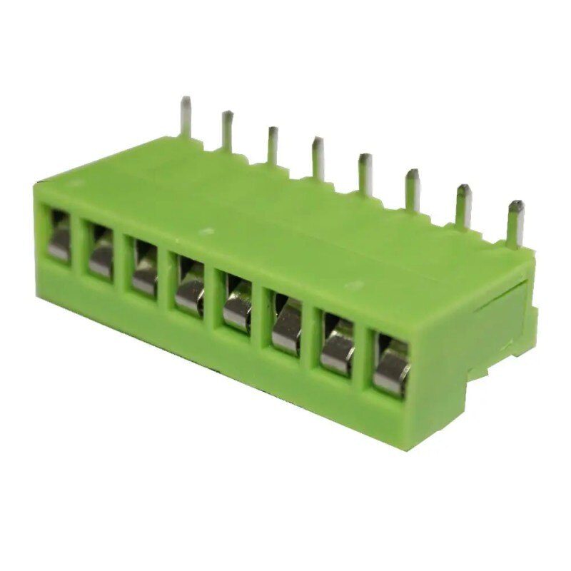 Bornera culca clema desmontable verde 8 pines 10 pzas radox - Sears