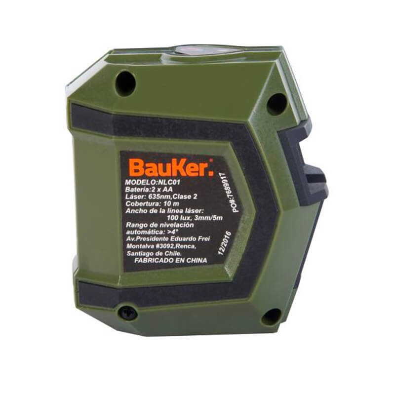 Mini nivel cruz laser bauker - Sears