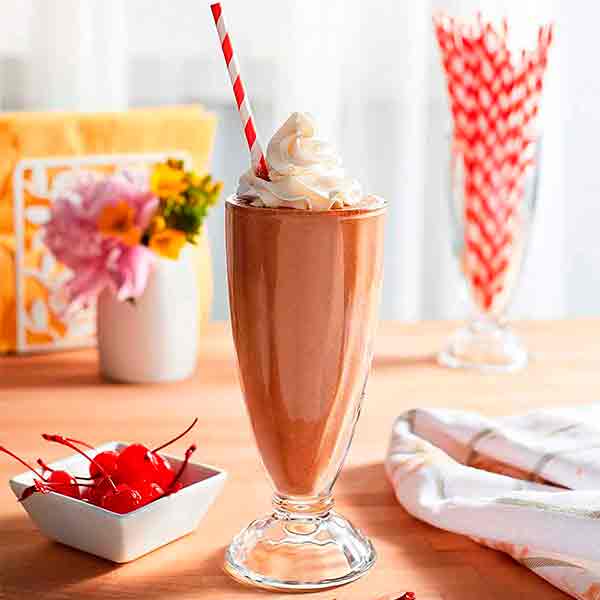 Vaso malteada de vidrio 350 ml crisa 2212 - 1 pieza - Sears