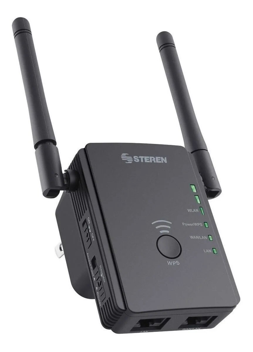 Access point, repetidor, router steren com-8200 negro 100v/240v - Sears