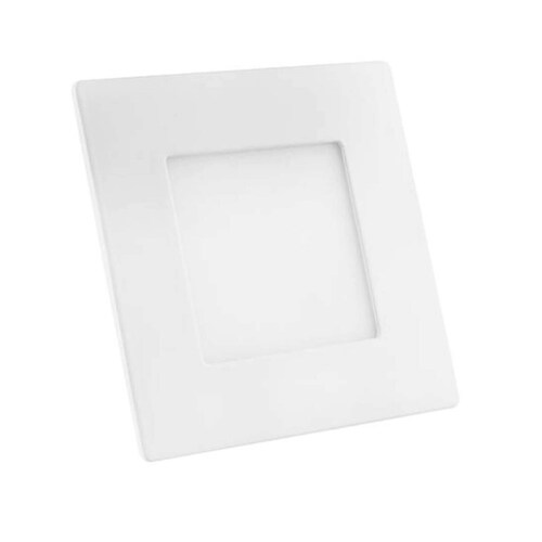 Foco Luminario Led Cuadrado Fijo Luz Blanca 12 W 618093 Iusa