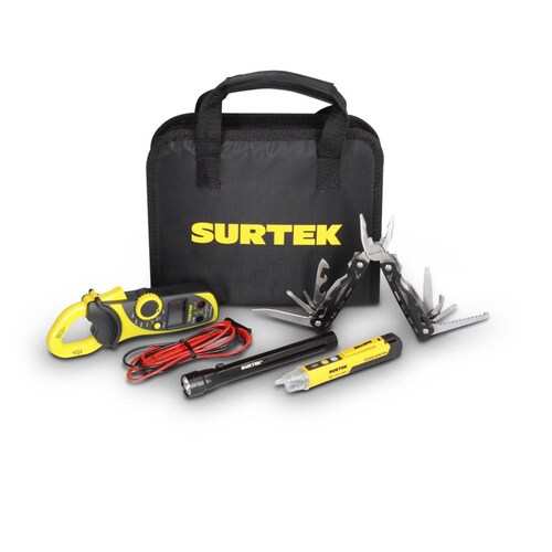 Juego Electricista + Multiherramienta 13en1 + Maletin Surtek