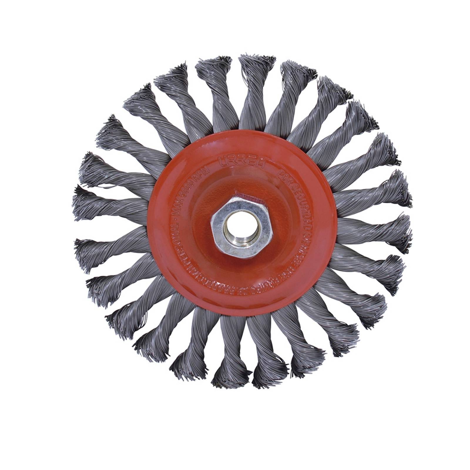 Carda circular trenzada 6"x0.35 r5/8-11 18RT63S Urrea