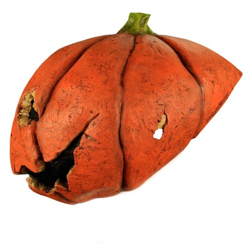 Máscara Latex Calabaza Last Night Pumpkin Terror Halloween