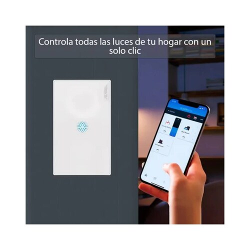 Placa Wifi Touch C 1 Apagador Sencillo 9804 Adir