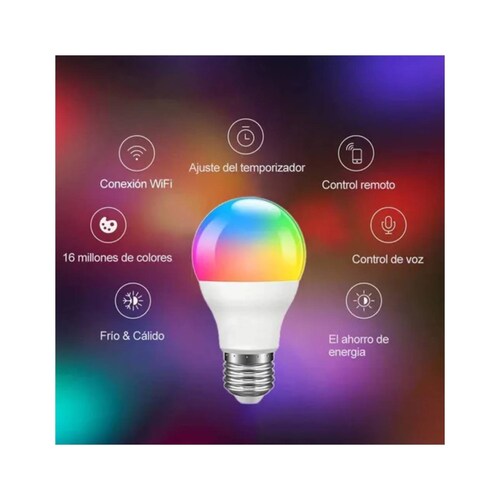 Kit 3 Pzs Foco Led Inteligente Rgb Decorativo 5W Steren