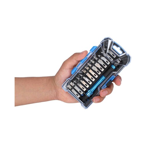 Kit De Navajas Tipo Exacto 14 Piezas Manualidades Rork