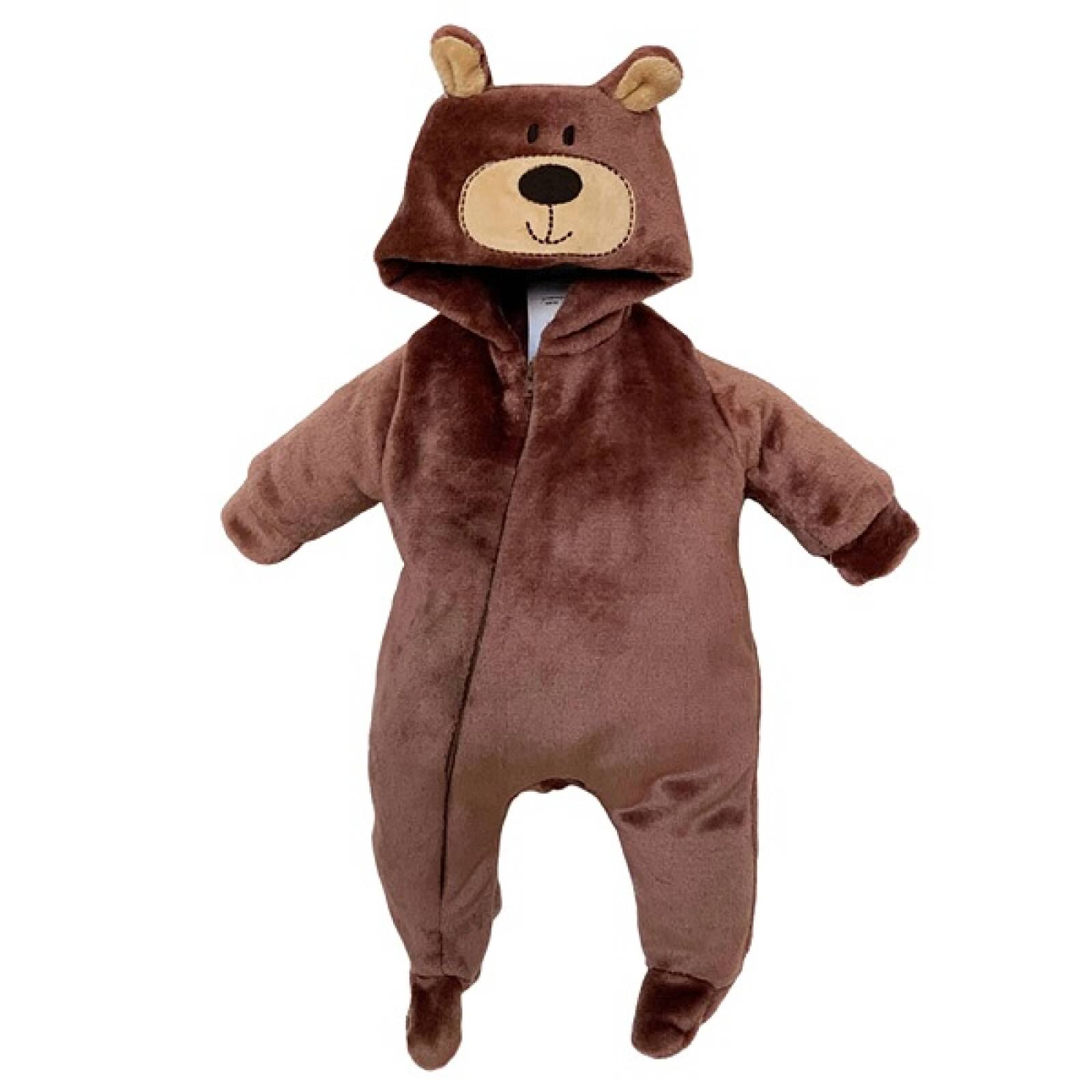 Kit 3 mamelucos con gorro bordado kiss animalito oso, pato, leon - Sears